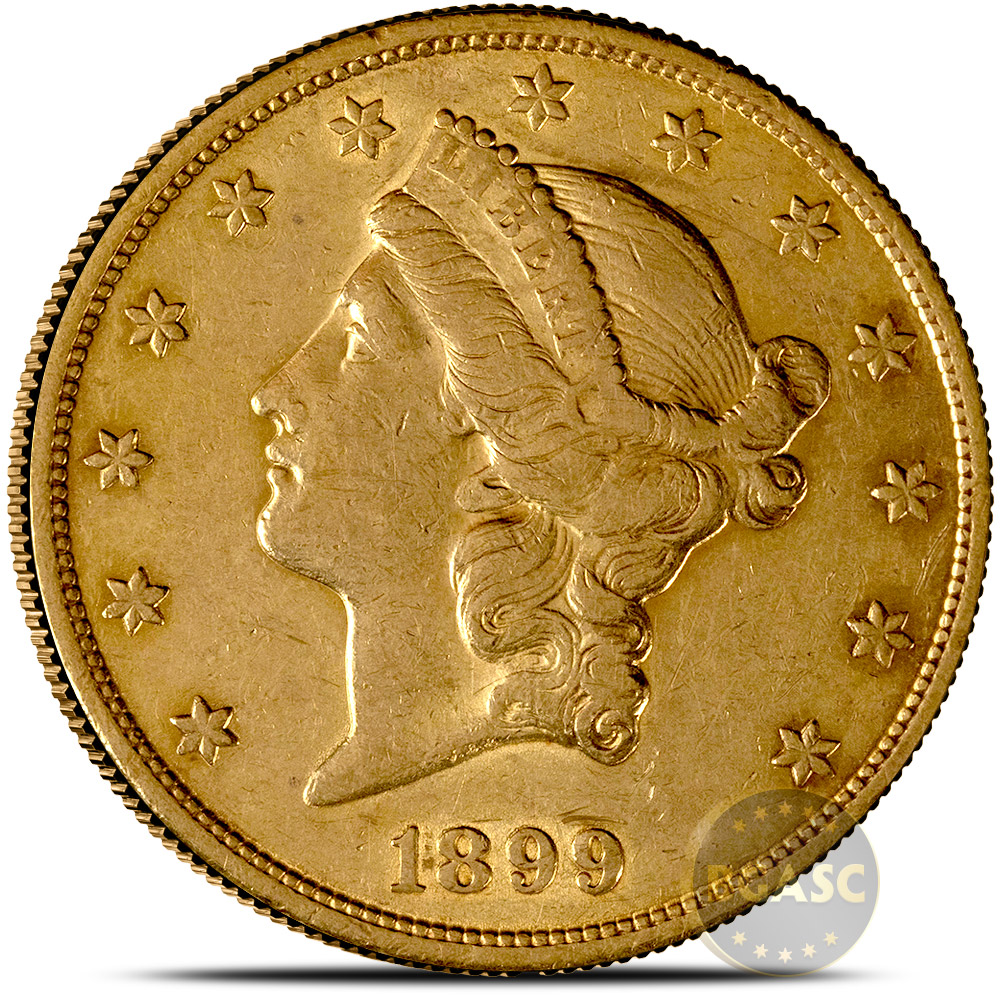 Pre-33 $20 Liberty Gold Double Eagle Coin (XF) l BGASC™