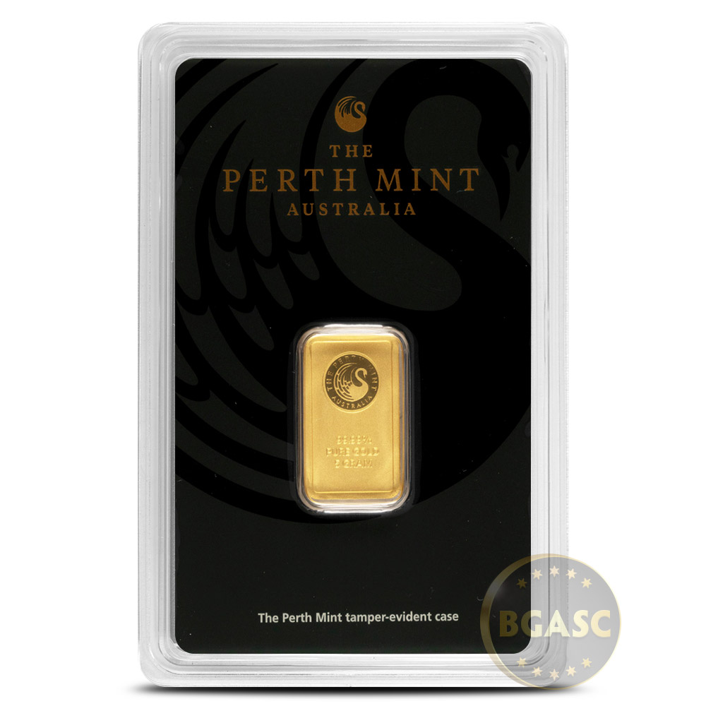 5 Gram Perth Mint Gold Bar (New w/ Assay) l BGASC™