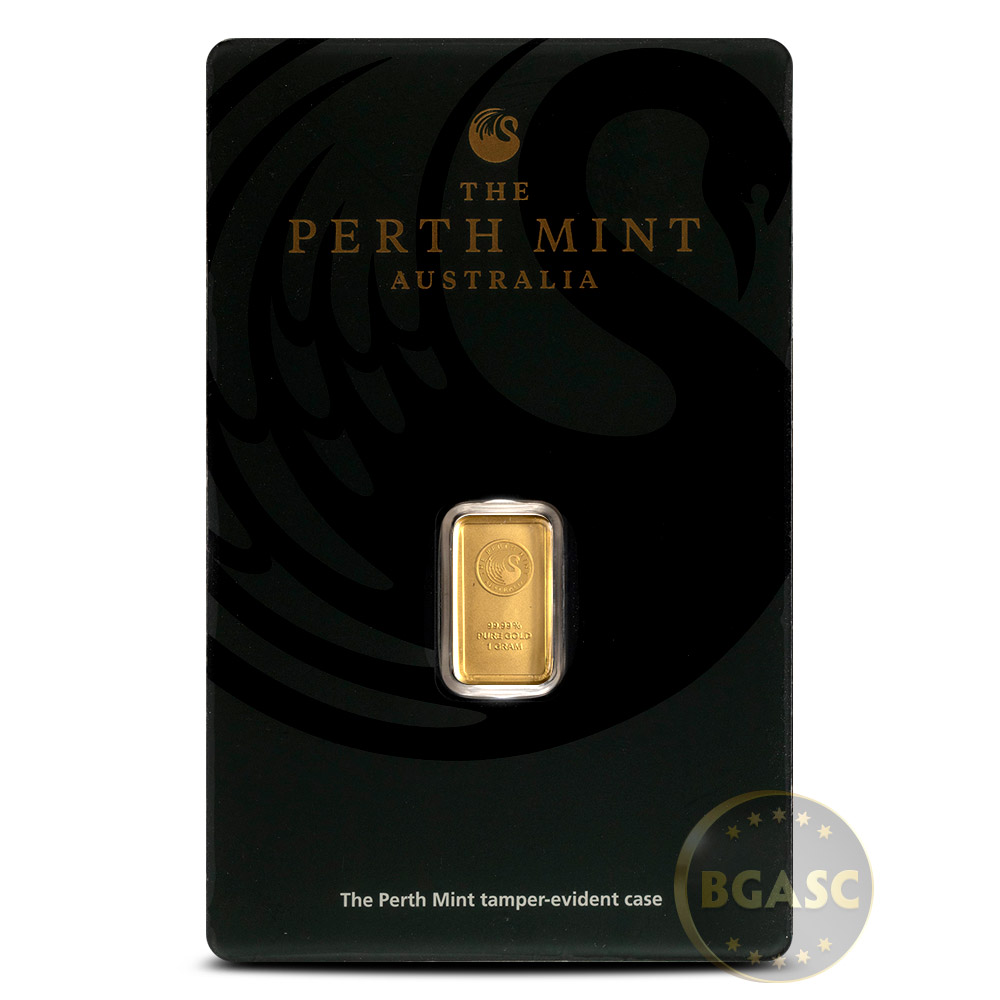 1 Gram Perth Mint Gold Bar (New w/ Assay) l BGASC™