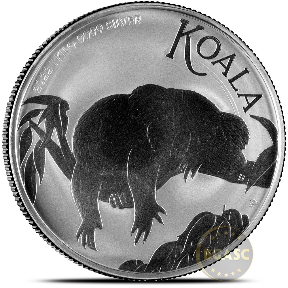 2022 1 Kilo Australian Silver Koala Coin (BU) l BGASC™