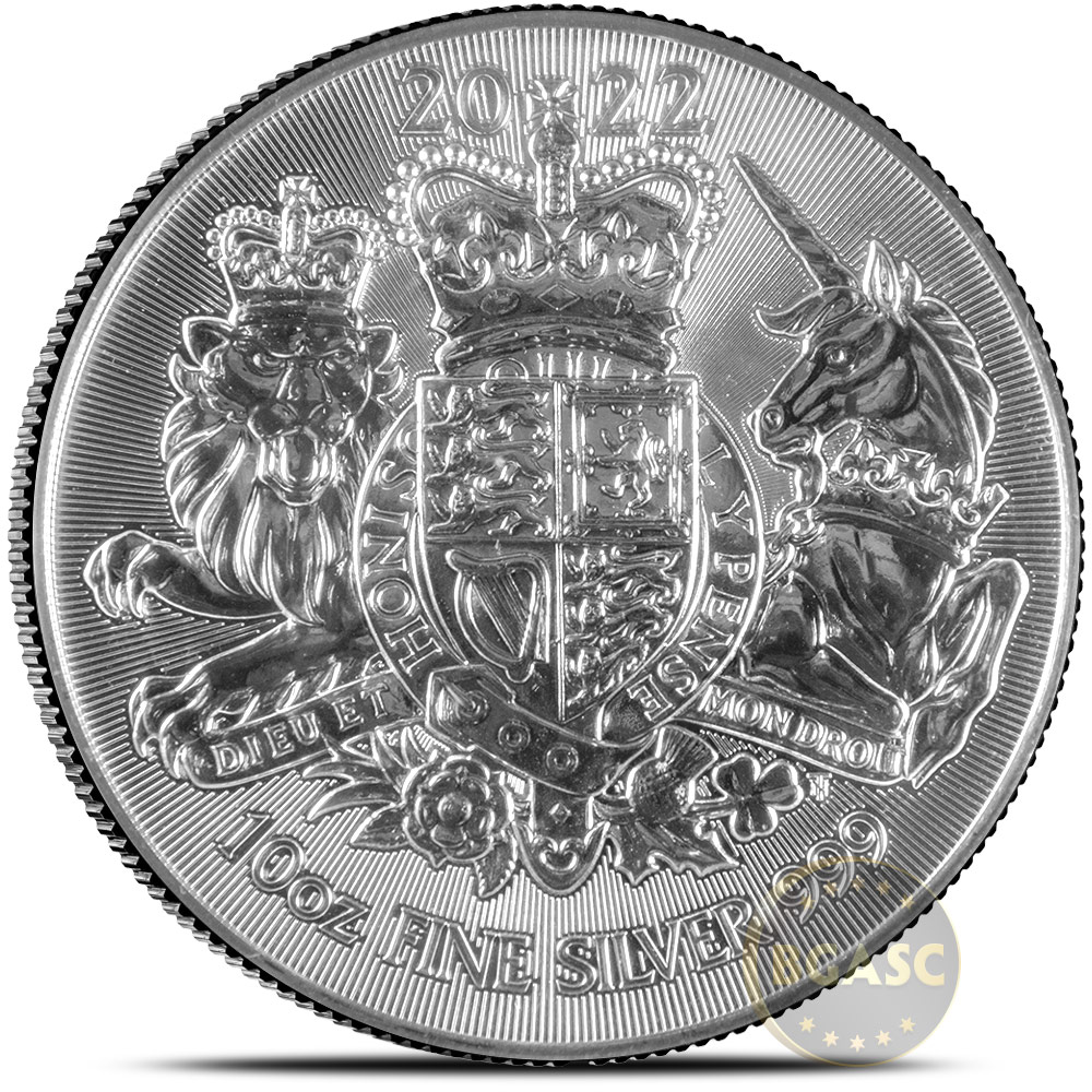 2022 10 oz British Silver Royal Arms Coin (BU) l BGASC™