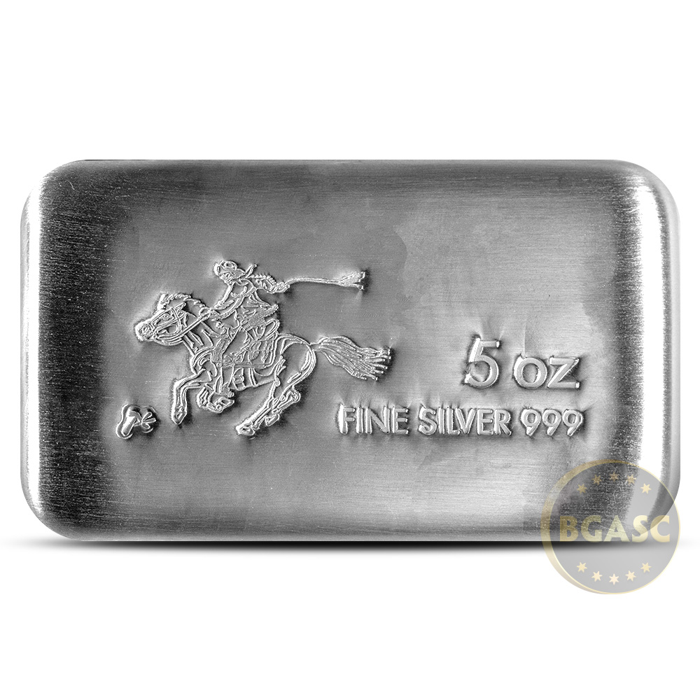 5 oz SilverTowne Pony Silver Bar (New) l BGASC™