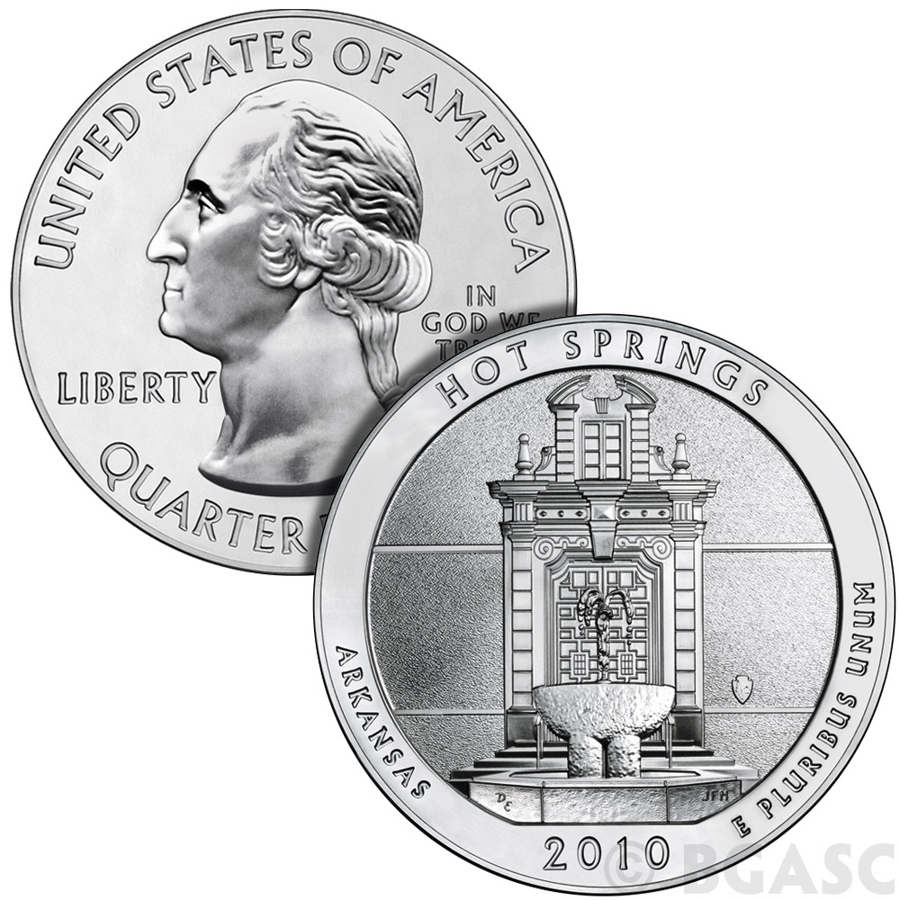 2010 5 oz ATB Hot Springs National Park Silver Coin l BGASC™