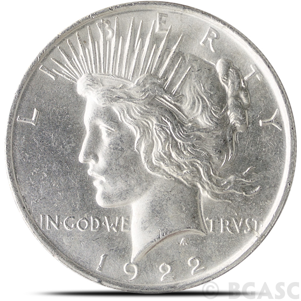 Peace Silver Dollar Coin (Uncirculated) l BGASC™