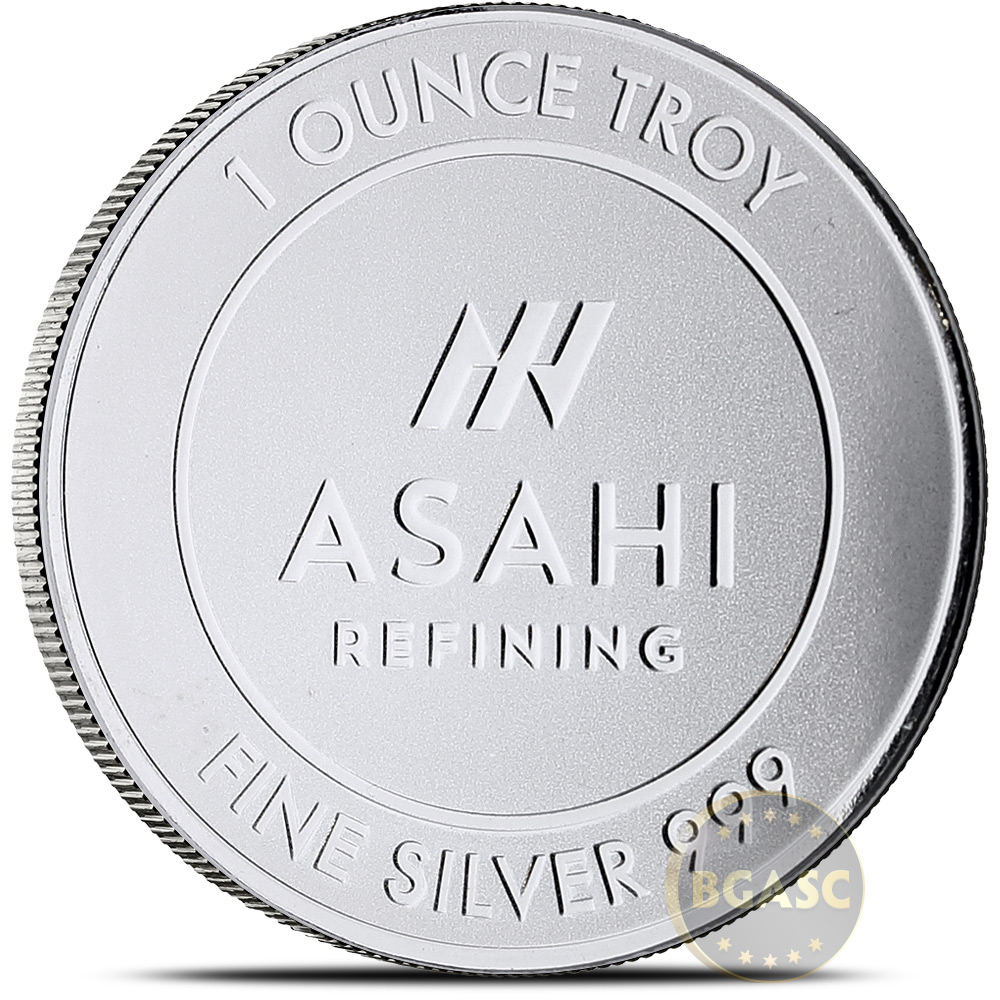 1 oz Asahi Silver Round l BGASC™