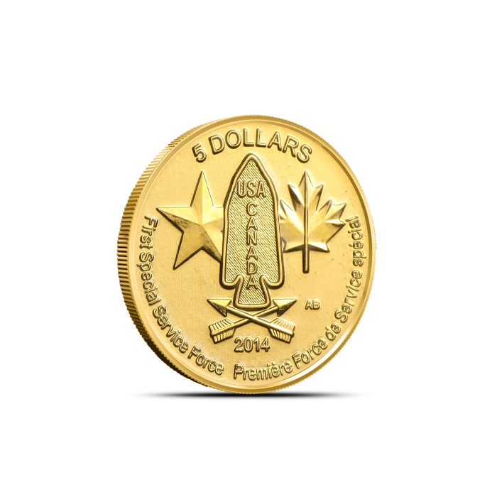 1/10 oz Canadian First Special Service Force Gold Coin l BGASC™